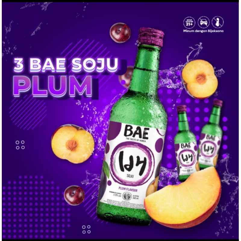 Jual Soju Bae Plum 360ml Beli 3 Gratis 1 | Shopee Indonesia