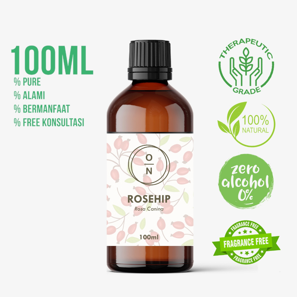 Jual Pure Rosehip Rose Hip Oil Minyak Biji Bunga Mawar Murni 100ml Face ...