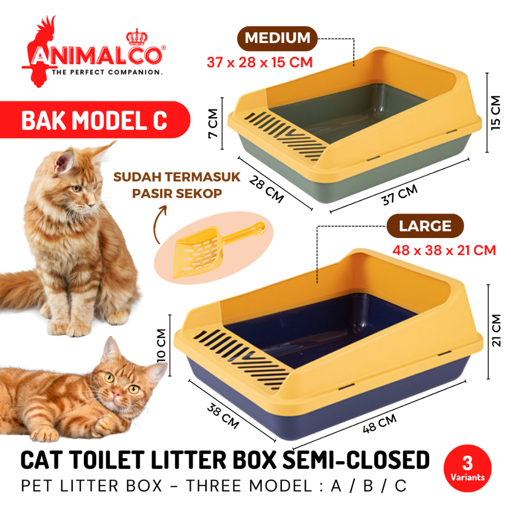 Jual TOILET TEMPAT PUP BAK PASIR KOTAK KUCING CAT KITTEN LITTER POOP ...