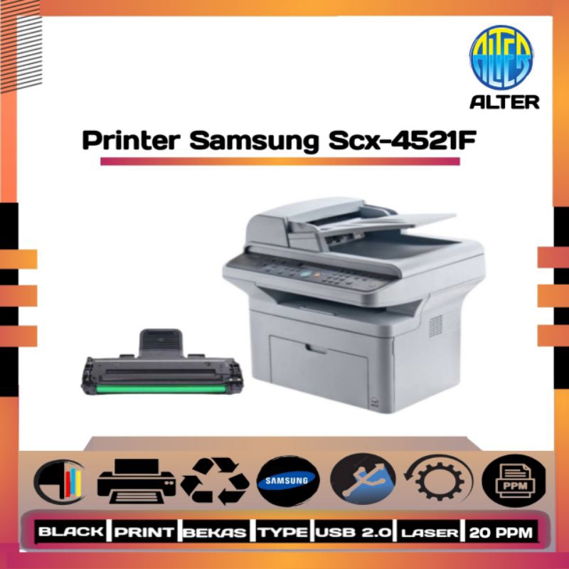 Jual Printer Samsung SCX-4521F Print,scan,copy(adf-F4) | Shopee Indonesia