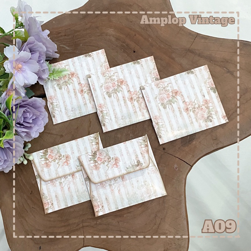 Jual Amplop vintage (ISI 10 pcs), Amplop Aesthetic, Amplop Shabby ...