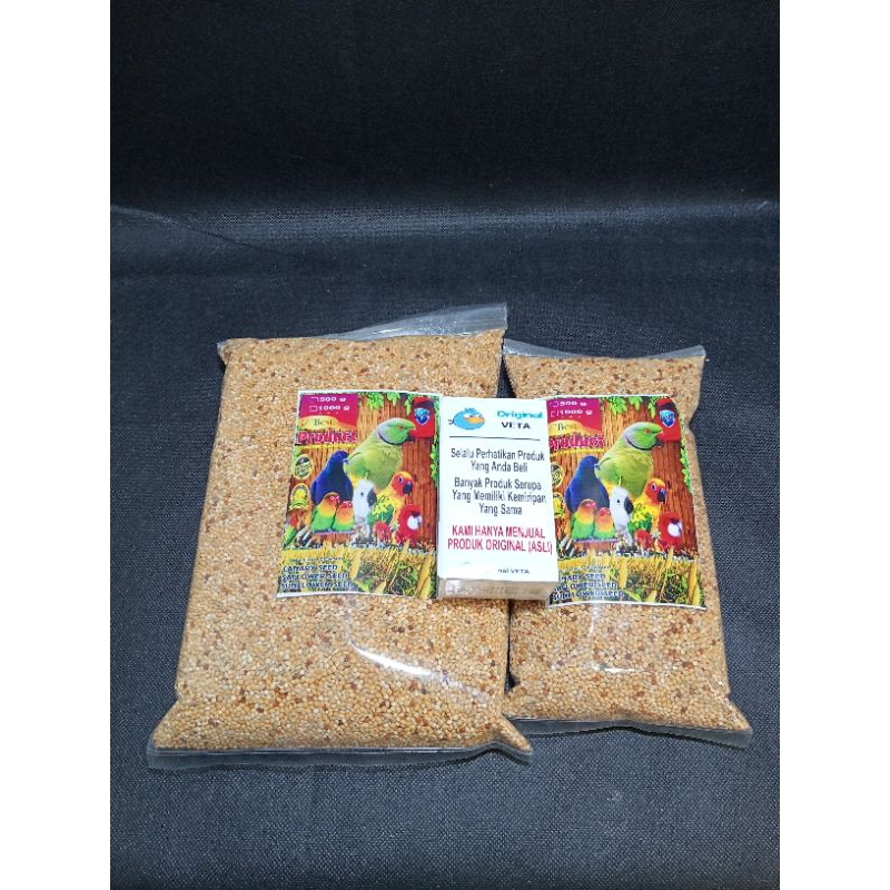 Jual MILET CAMPUR MIX BEST 500 GRAM PAKAN BURUNG IMPORT MILET MIX ...