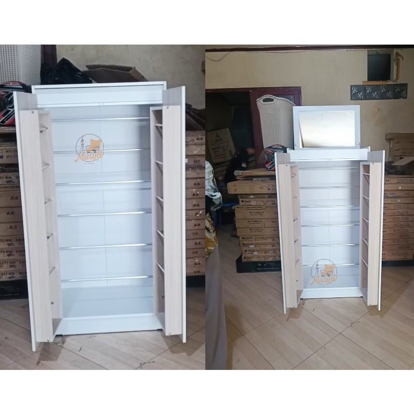 Jual Lemari Hijab 2 Pintu / Lemari Jilbab/ Rak Kerudung Modern ...