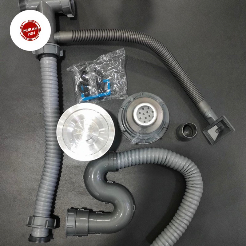 Jual selang bcp overflow over flow bak cuci piring afur avur stainless ...