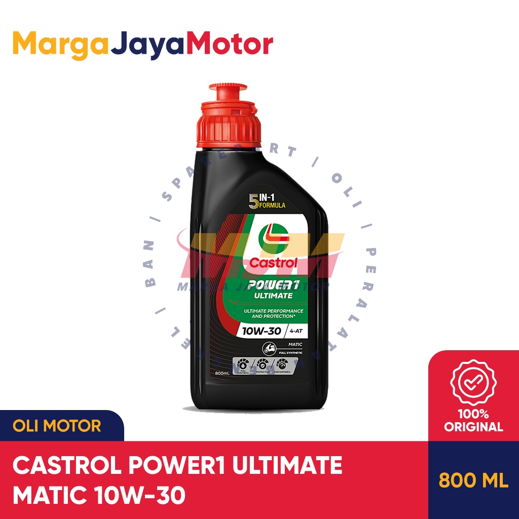 Jual Castrol Power1 Ultimate Matic 10W-30 0.8L | Shopee Indonesia