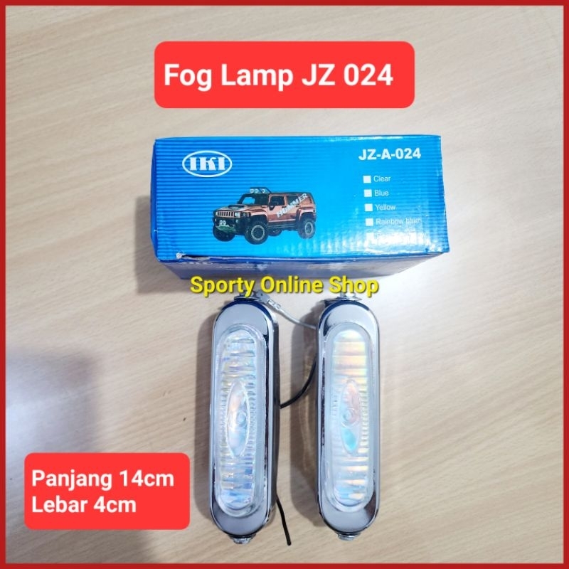 Jual Lampu Kabut Fog Lamp Kotak Oval Kecil Kaca Pelangi JZ-024 | Shopee Indonesia