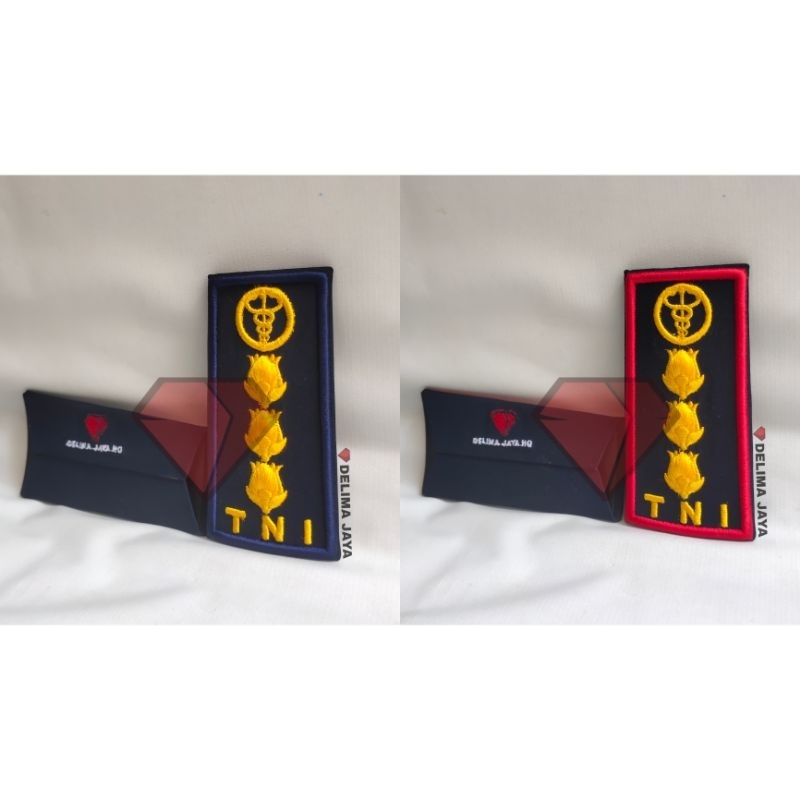 Jual Pangkat PDH Letda / Lettu / Kapten / Mayor / Letkol / Kolonel ...