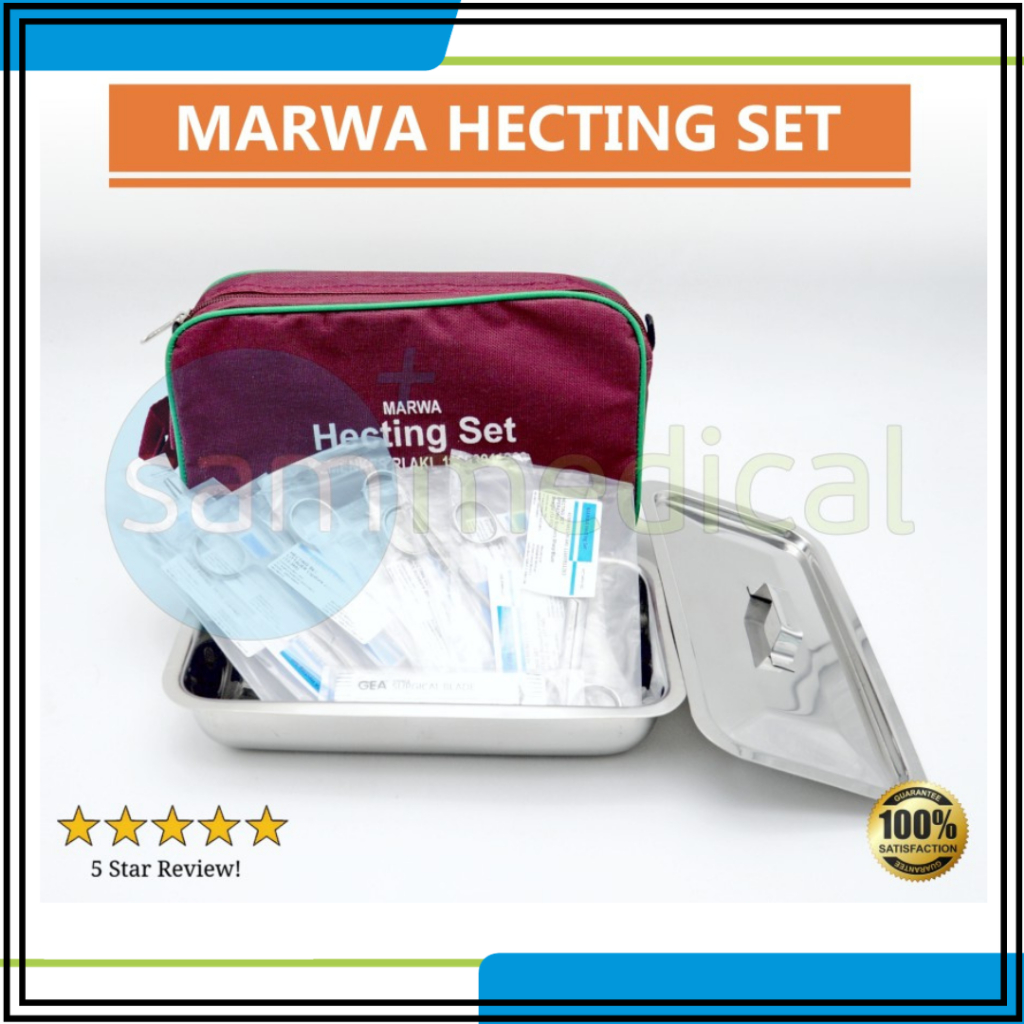 Jual MARWA Hecting Set atau Alat Bedah Rawat Luka | Shopee Indonesia