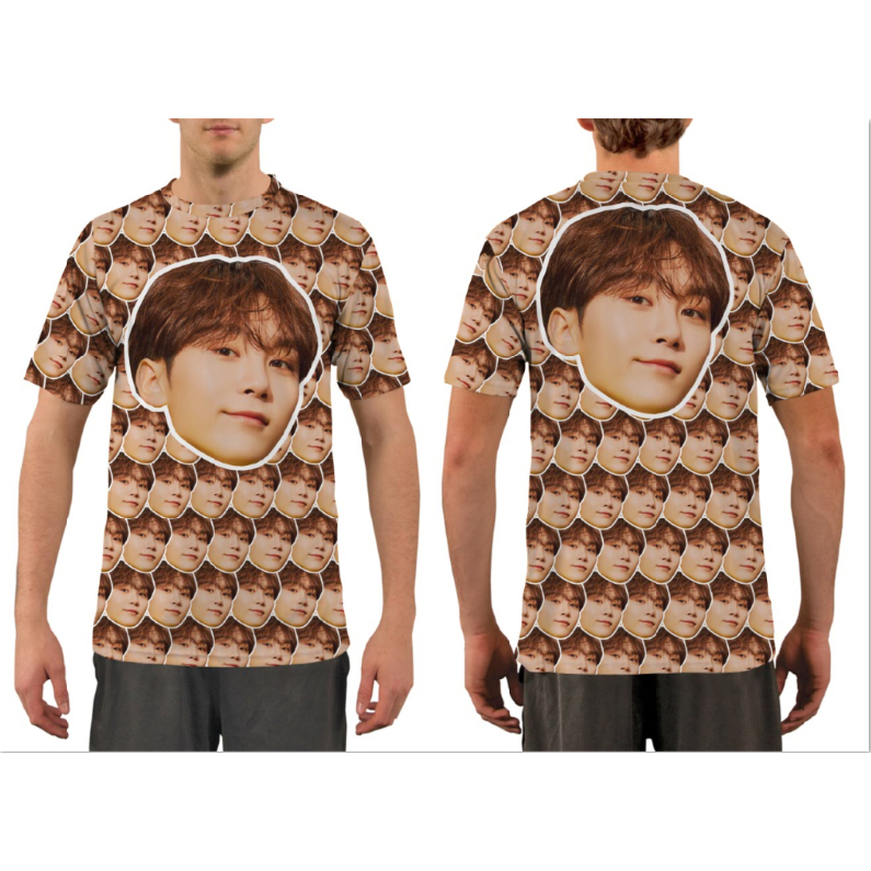 Jual Kaos Custom Face Pattern Full Printing muka pacar Kpop Seventeen ...