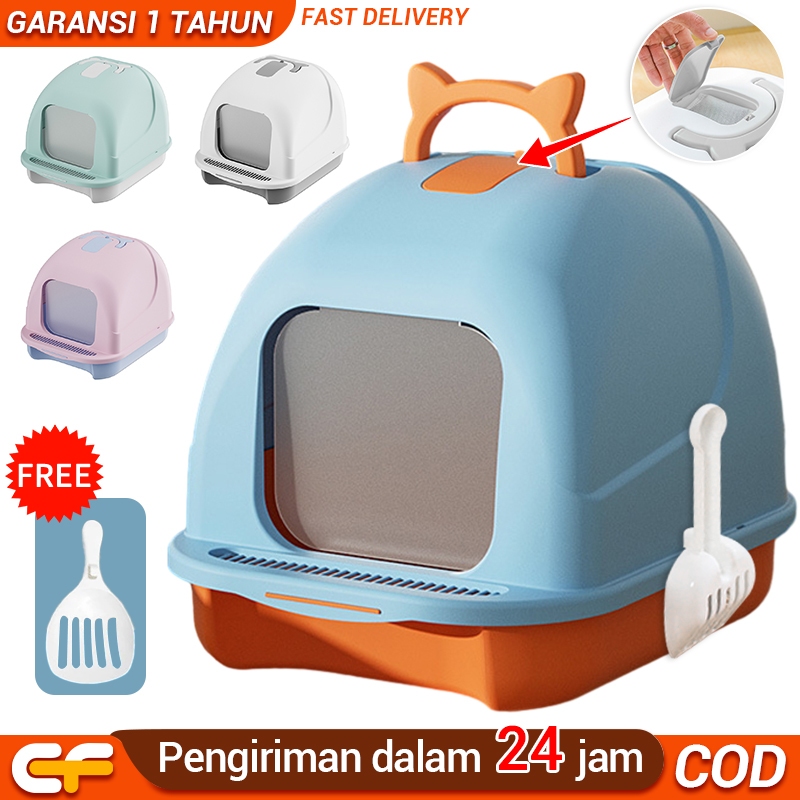 Jual Epic Finds Kotak Pasir Kucing Dengan Pintu Terbuka EXTRA JUMBO Set ...