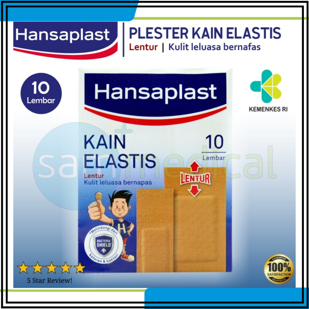 Jual Hansaplast Plester Kain Elastis 10 Lembar | Shopee Indonesia