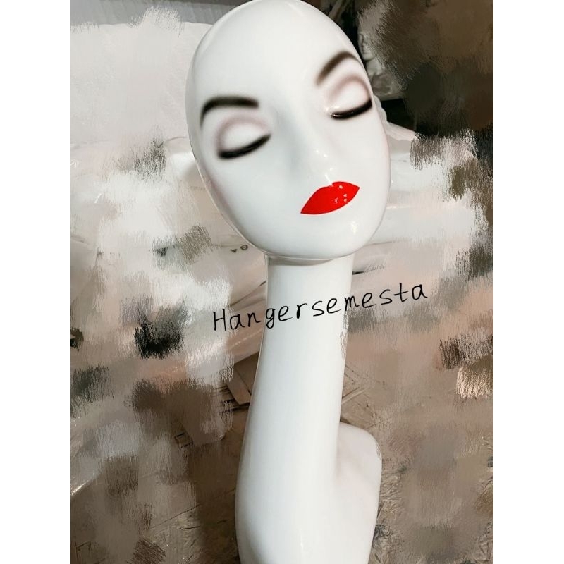 Jual PATUNG/MANEKIN KEPALA DISPLAY HIJAB/ PATUNG JILBAB/RAMBUT WIG ...