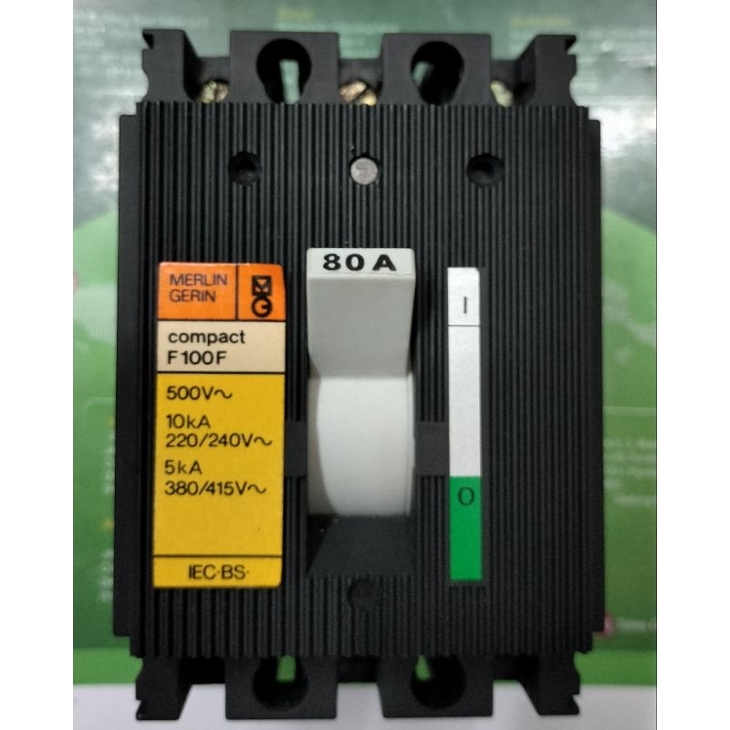 Jual MCCB Merlin Gerin F100F 3P 80A 5kA 380/415VAC,Mohon Cek Stok ...