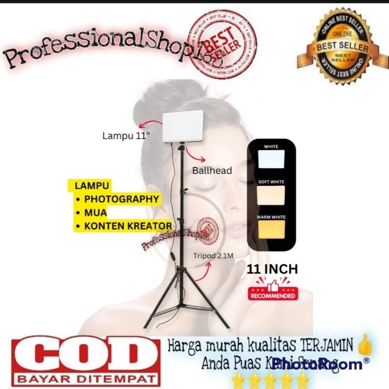 Jual PS - Paket komplit Lampu LED lightning Camera video streaming PL ...