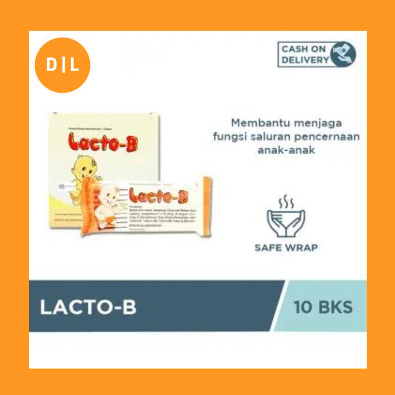 Jual LACTO-B ISI 10 SACHET PROBIOTIK ANAK / Lacto b bayi | Shopee Indonesia