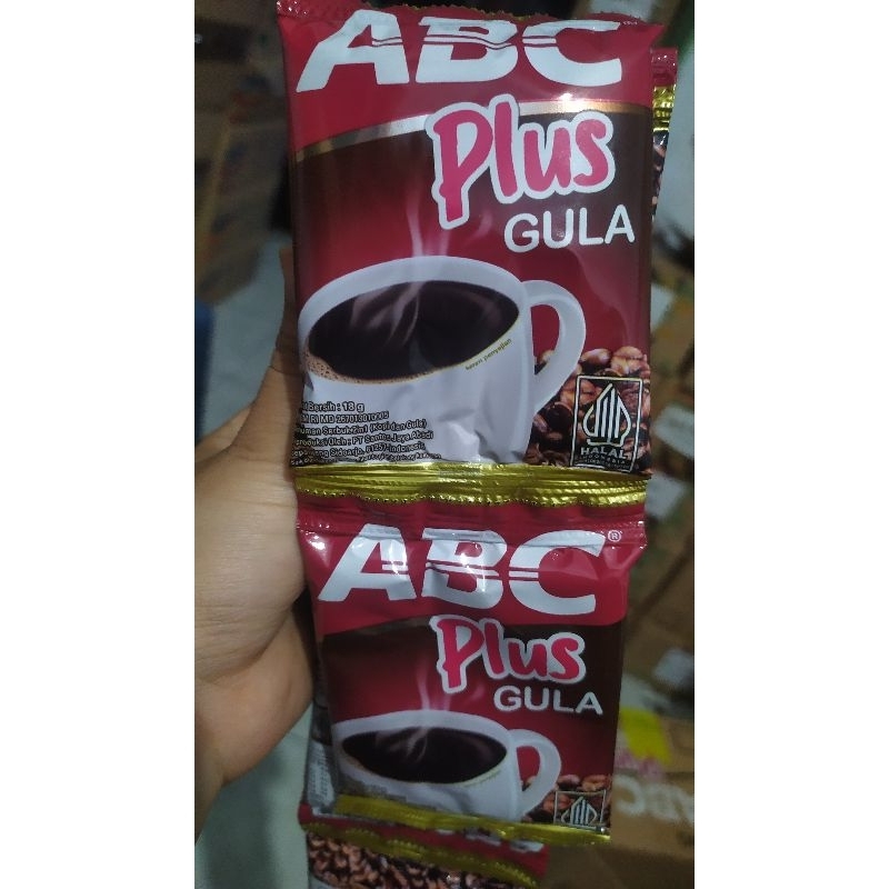 Jual ABC Kopi Plus Gula 1 Renteng Isi 10 Sachet | Shopee Indonesia