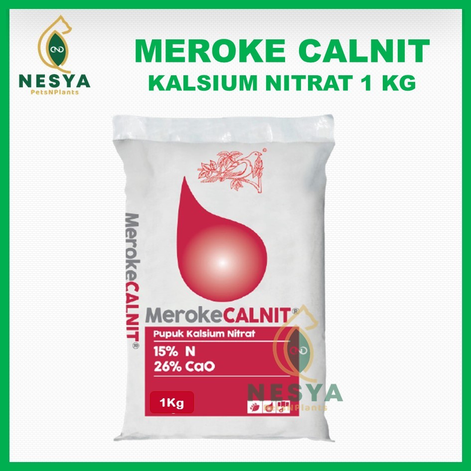 Jual PUPUK MEROKE CALNIT KEMASAN PABRIK 1KG PUPUK KALSIUM NITRAT ...