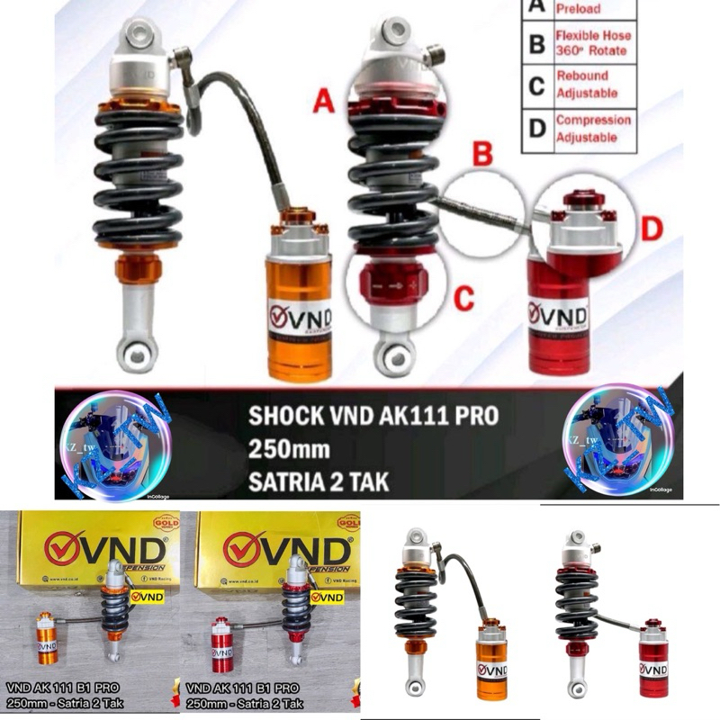 Jual MonoShock VND , Shock Belakang Vnd Tabung Pisah Klick Rebound ...