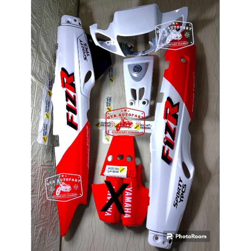 Jual Cover bodi set Fizr F1zr Malboro merah putih cover body yamaha fiz ...