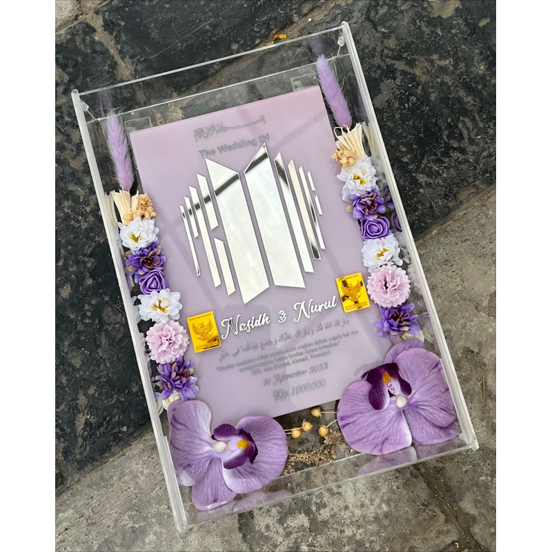 Jual mahar bts army mahar akrilik tetes air mahar akrilik sliding mahar ...