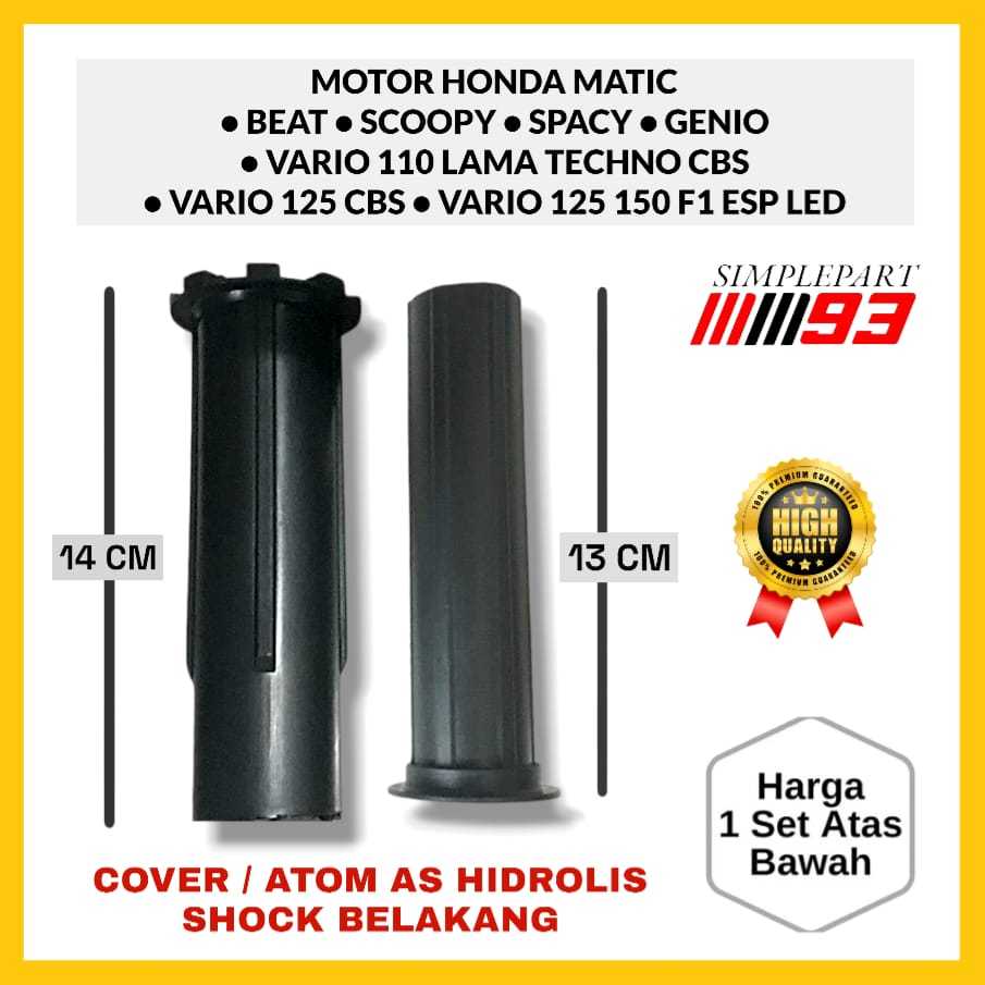 Jual COVER ATOM / SLONGSONG PLASTIK AS SHOCK BELAKANG ( ATAS & BAWAH ...