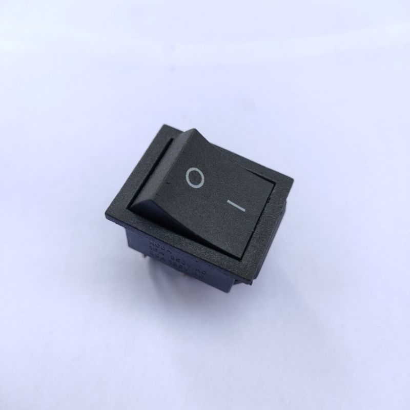 Jual SAKLAR POWER KOTAK SWITCH HITAM TANPA LAMPU 4 PIN 3cmx2,5cm ...