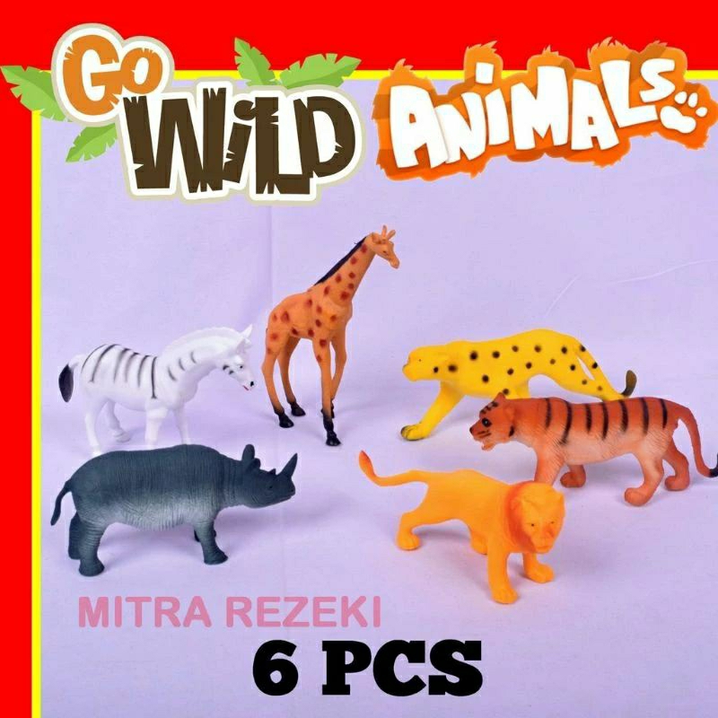 Jual MAINAN HEWAN KARET / WILD ANIMAL / KOLEKSI MAINAN ANAK / ANIMAL ...