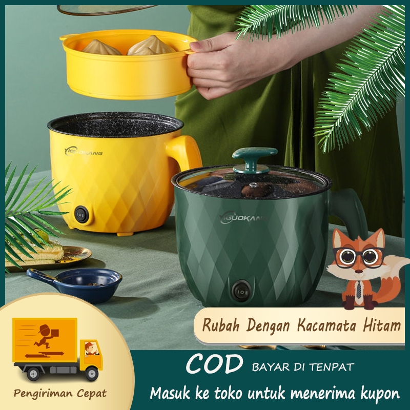 Jual (COD,dalam Stok)Panci Listrik Serbaguna 1.8L- Electric Cooking Pot ...