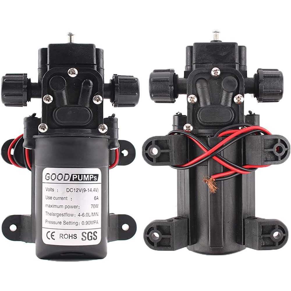 Jual Pompa Air Mini Diaphragm Pump 12V 70W 6L/Min G38 | Shopee Indonesia