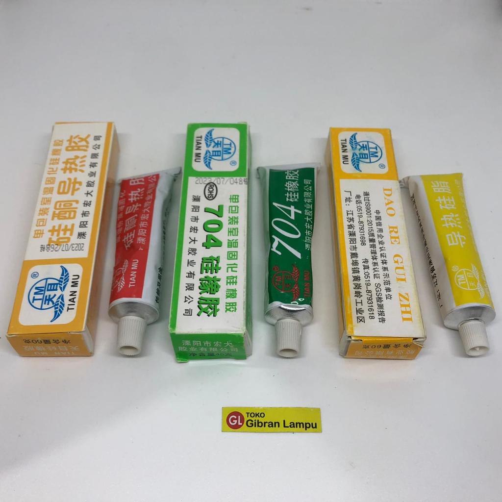 Jual Lem Pasta TianMu Thermal Grease Penghantar Panas - Tian Mu Glue ...