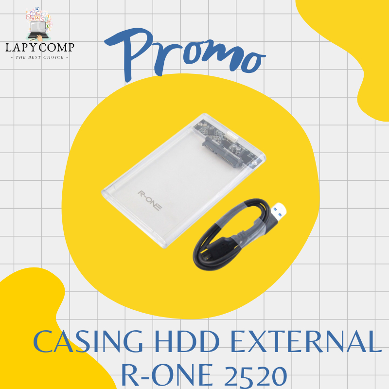 Jual External Casing HDD 2.5inch SATA R-ONE S2520 with USB 3.0 - Putih ...