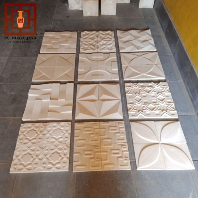 Jual roster tempel dinding, loster 3d wallpanel, roster tempel, ornamen ...