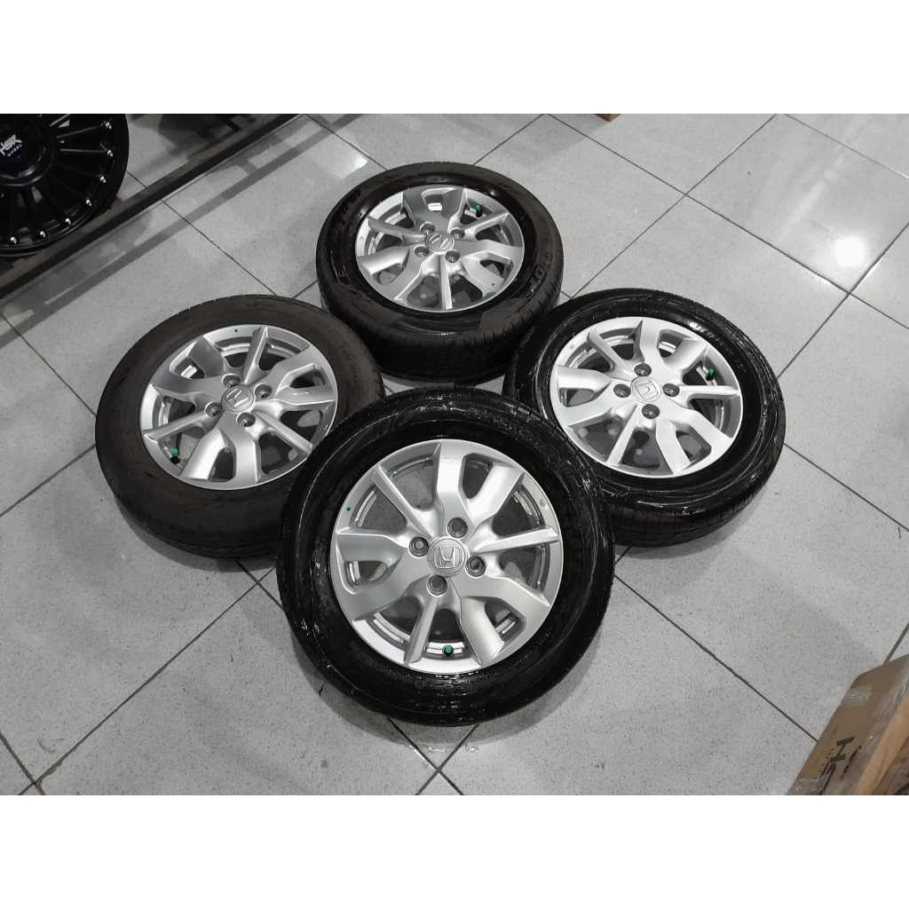 Jual VELG MOBIL COPOTAN ORI HONDA BRIO SATYA RING 14 BAUT 4X100 INCLUDE BAN 175/65 R14 2022 ...