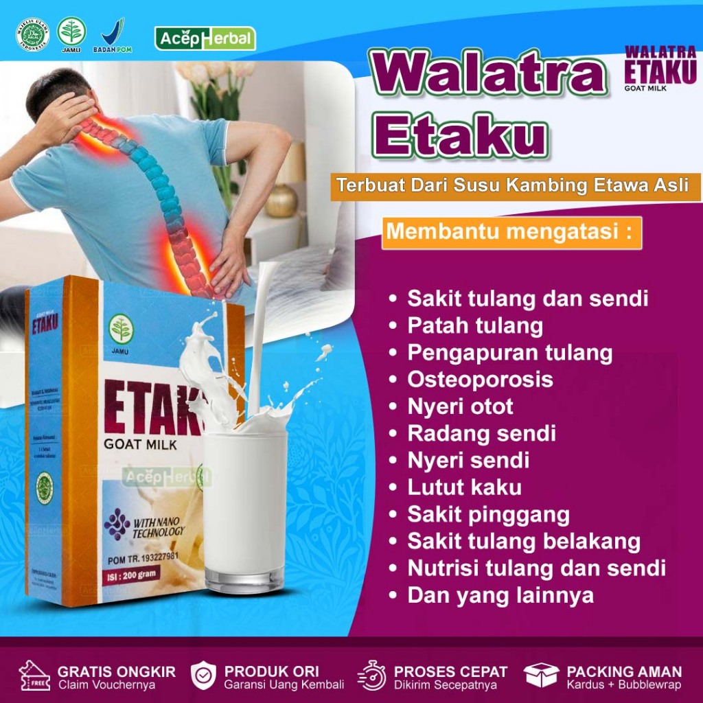 Jual Susu Sakit Tulang Dan Sendi Sakit Tulang Belakang Nyeri Otot Dan ...