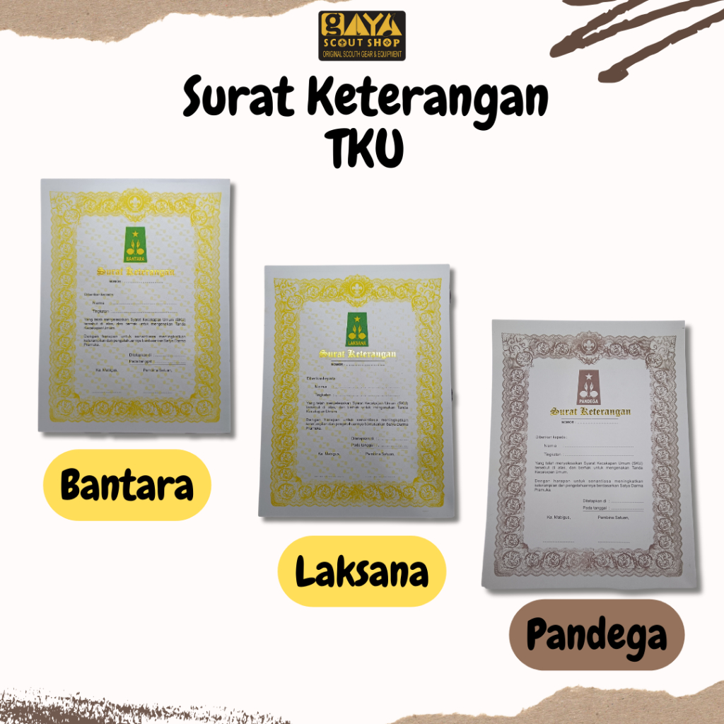 Jual Sertifikat Keterangan TKU Bantara, Laksana, dan Pandega Termurah ...