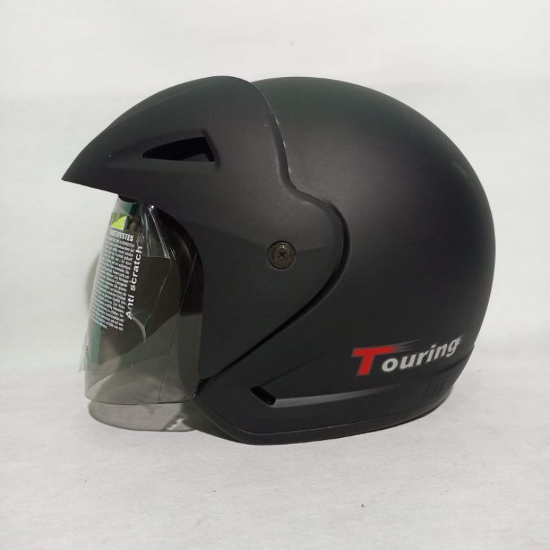 Jual HELM BMC TOURING HITAM DOFF HELM HALF FACE HELM ORIGINAL | Shopee ...