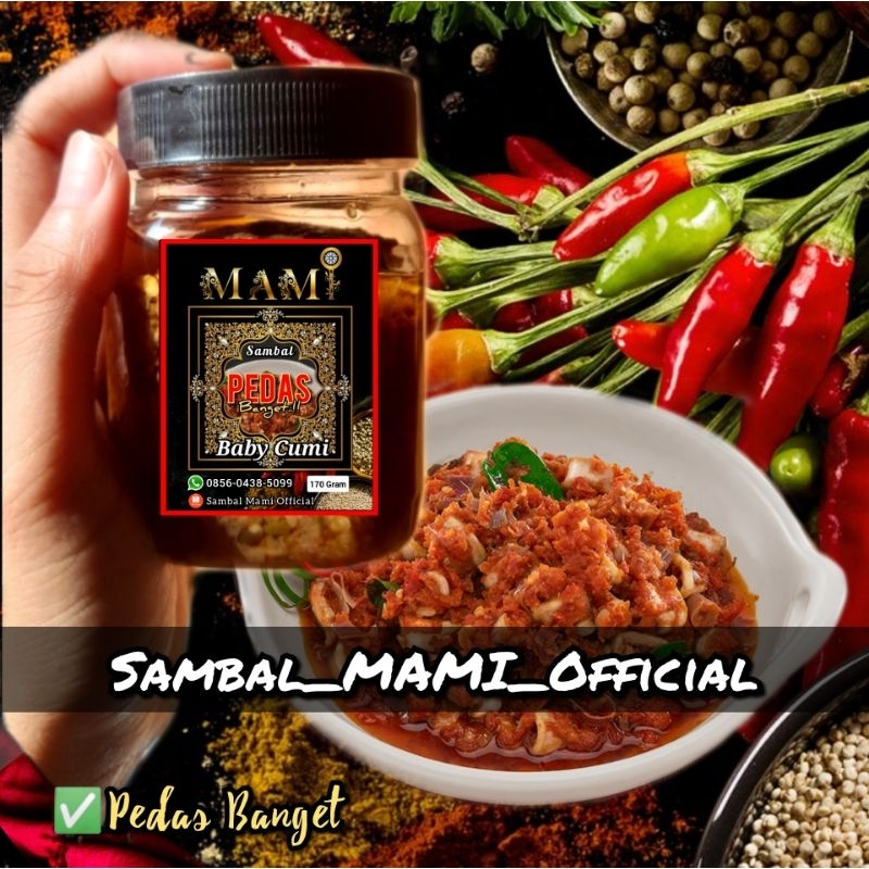 Jual Sambal Cumi Mantap Puoll 170 Gram - Sambal Mami Official | Shopee ...