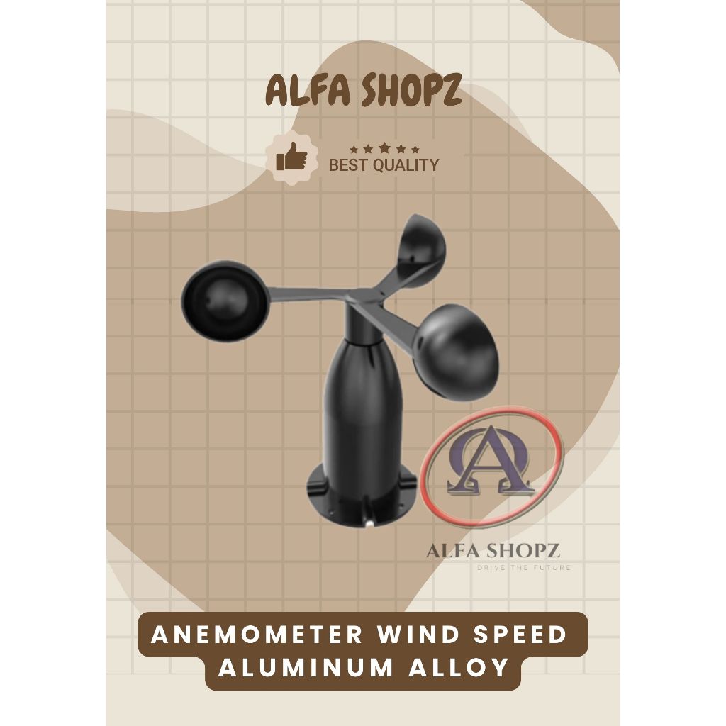 Jual Sensor Kecepatan Angin Anemometer Wind Speed Aluminum 0 5v Atau 4