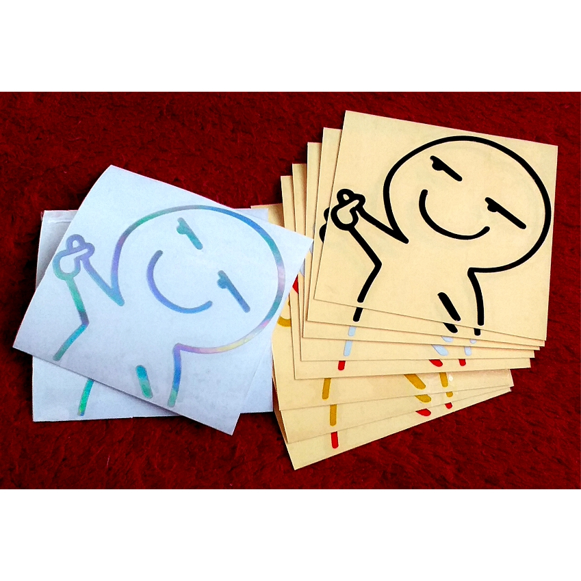 Jual Stiker cutting animasi lucu, stiker cutting animasi tangan love ...