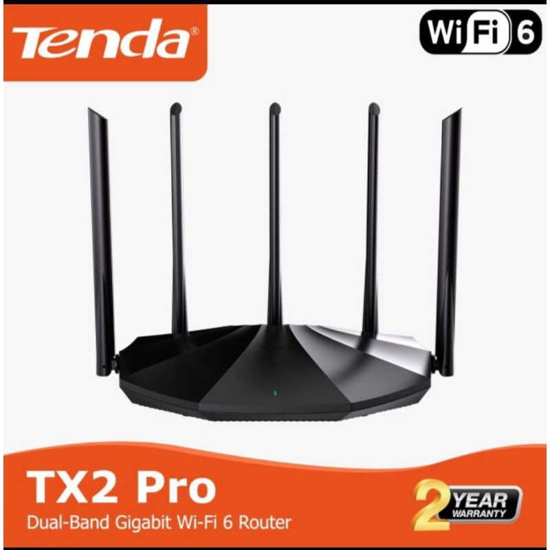 Jual Tenda TX2 Pro Dual Band Gigabit Wifi 6 Router | Shopee Indonesia