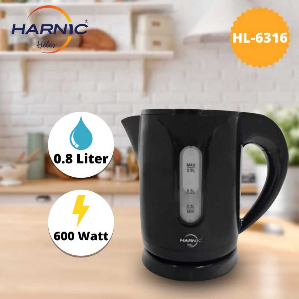 Jual Ketel Teko Listrik - Kettle - Pemanas Air listrik 0,8L – HARNIC ...