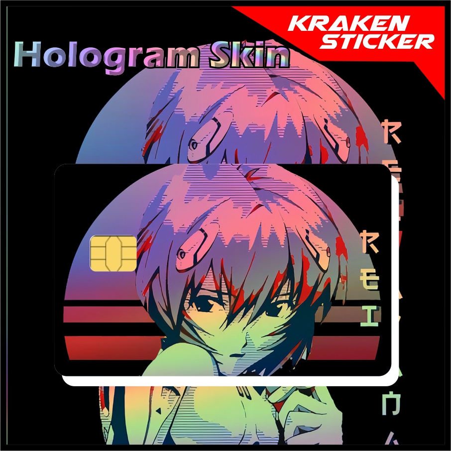 Jual STIKER STICKER SKIN CARD ATM ANIME EVANGELION GENESIS HOLOGRAM&NON ...