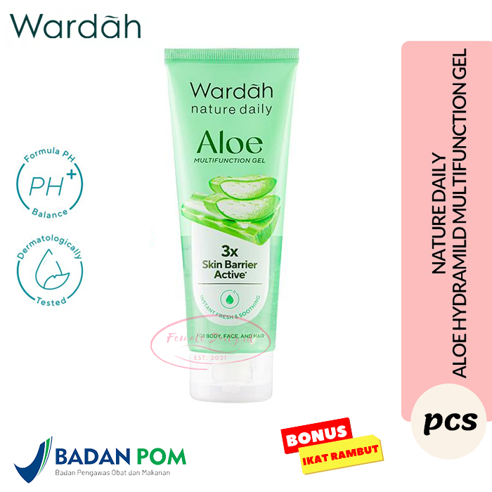 Jual Wardah Nature Daily Aloe Hydramild Multifunction Gel Hydrating Aloe Vera Gel Shopee
