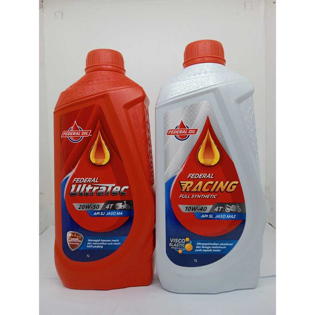 Jual Federal Oli Motor Non Matic Oil 4T Varian isi 1LT (Dijamin Asli ...
