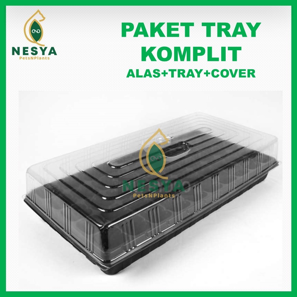 Jual Paket Tray Semai Alas Tray Cover Tutup Tray Semai - Tray Semai ...