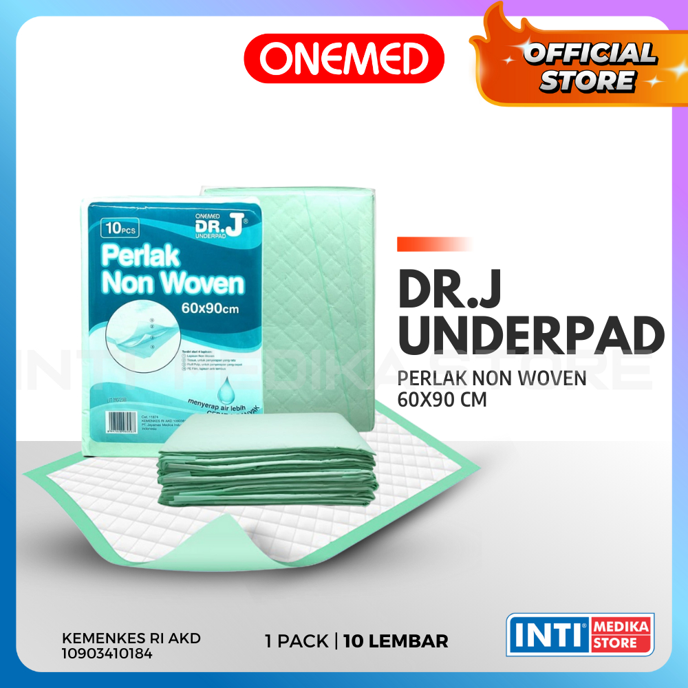 Jual ONEMED - Underpad Dr. J Alas Popok Dewasa 60x90 cm | Perlak Non ...