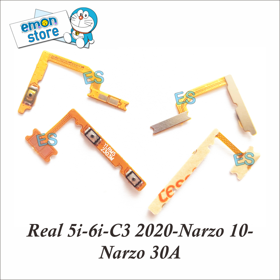Jual Flexible Tombol Power On Off Flexibel Volume Realme 5i 6i C3 2020 Narzo 10 Narzo 30A ...