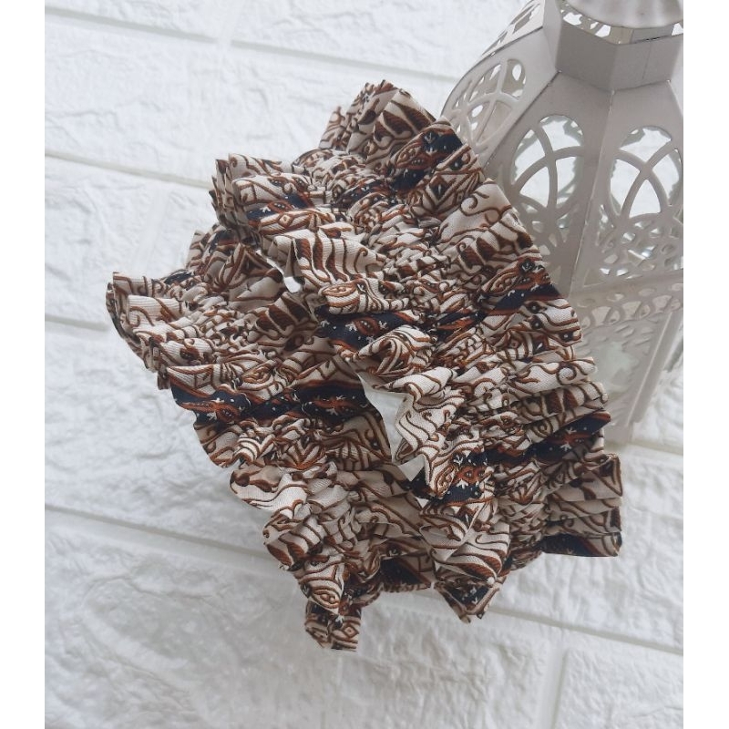 Jual Bando ruffles motif batik | Shopee Indonesia