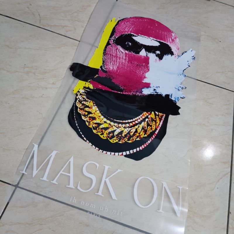 Jual SABLON DTF IH NOM UH NIT MASK ON SABLON DTF | Shopee Indonesia