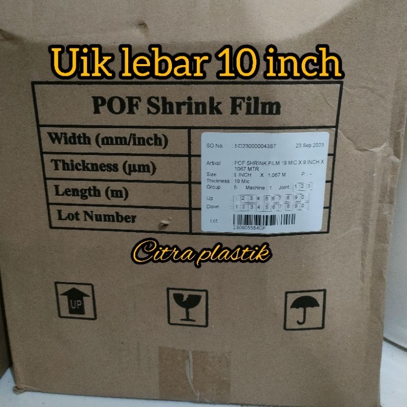 Jual plastik POF shrink 10 inch | Shopee Indonesia
